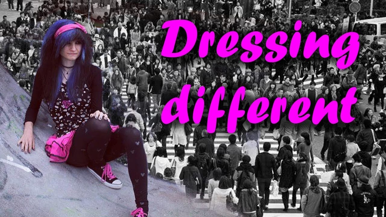 How to not be afraid to dress Emo - YouTube