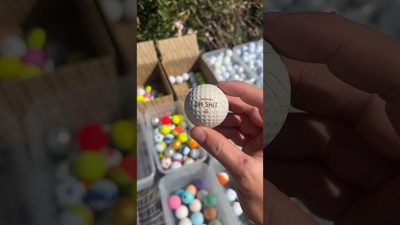 Three of our funniest golf balls!😂 - YouTube