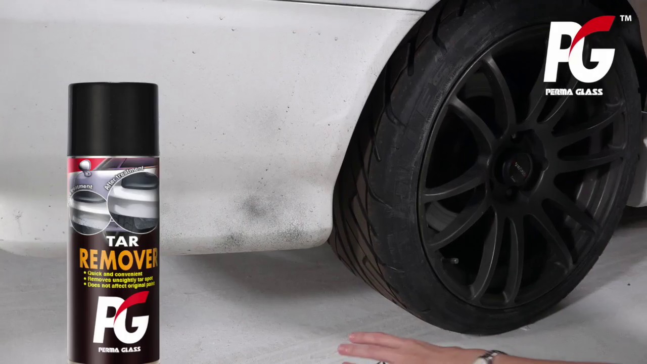 PG Perma Glass Tar Remover - YouTube