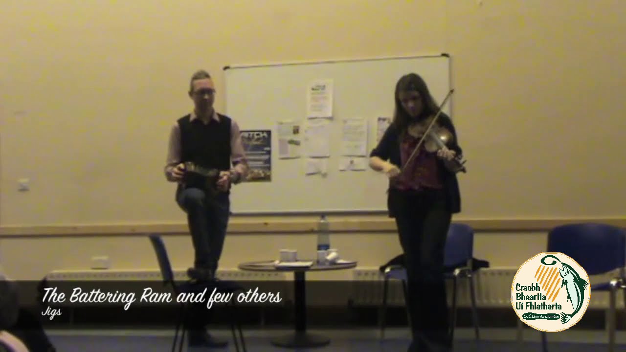 Aifric Boylan & Ciarán O'Grady - Jigs (Battering Ram & more) - YouTube