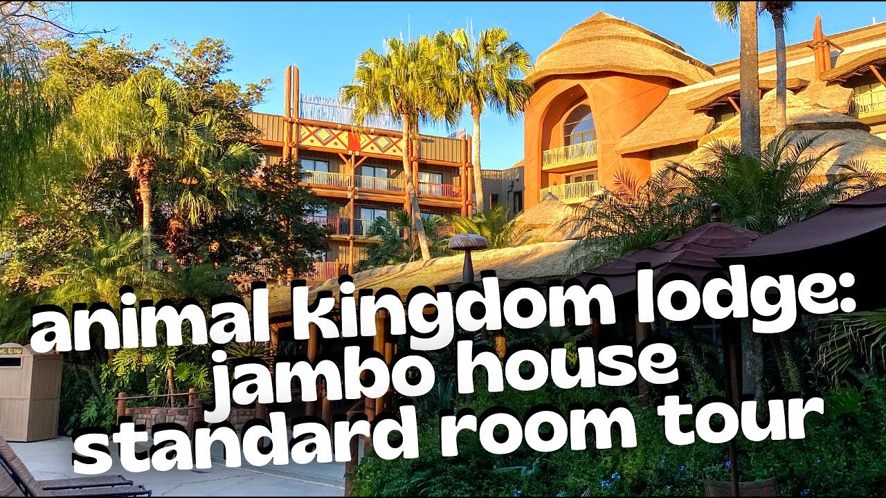 Animal Kingdom Lodge: Jambo House 2022 Standard View Room Tour | Room ...
