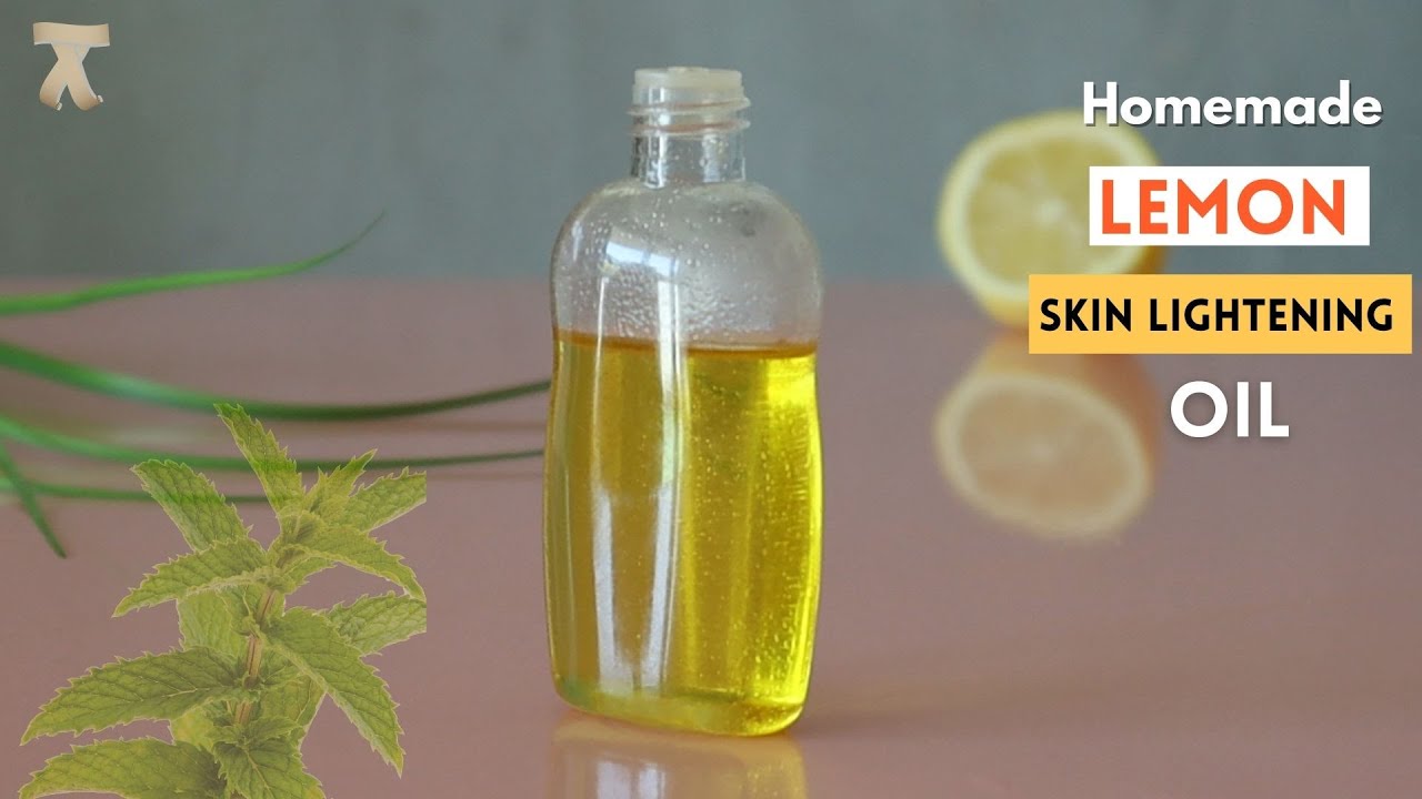 Diy lemon oil for skin lightening || How to make lemon oil at home ...