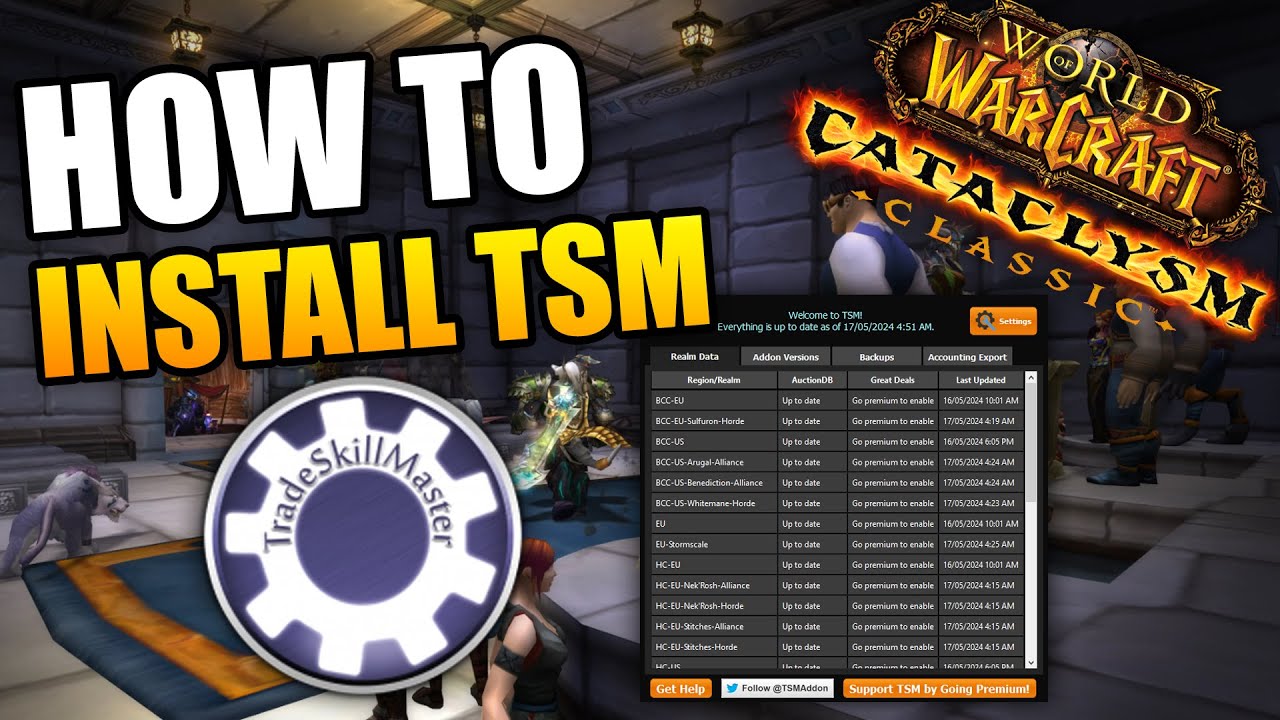 How To Install TSM in Cataclysm Classic - YouTube