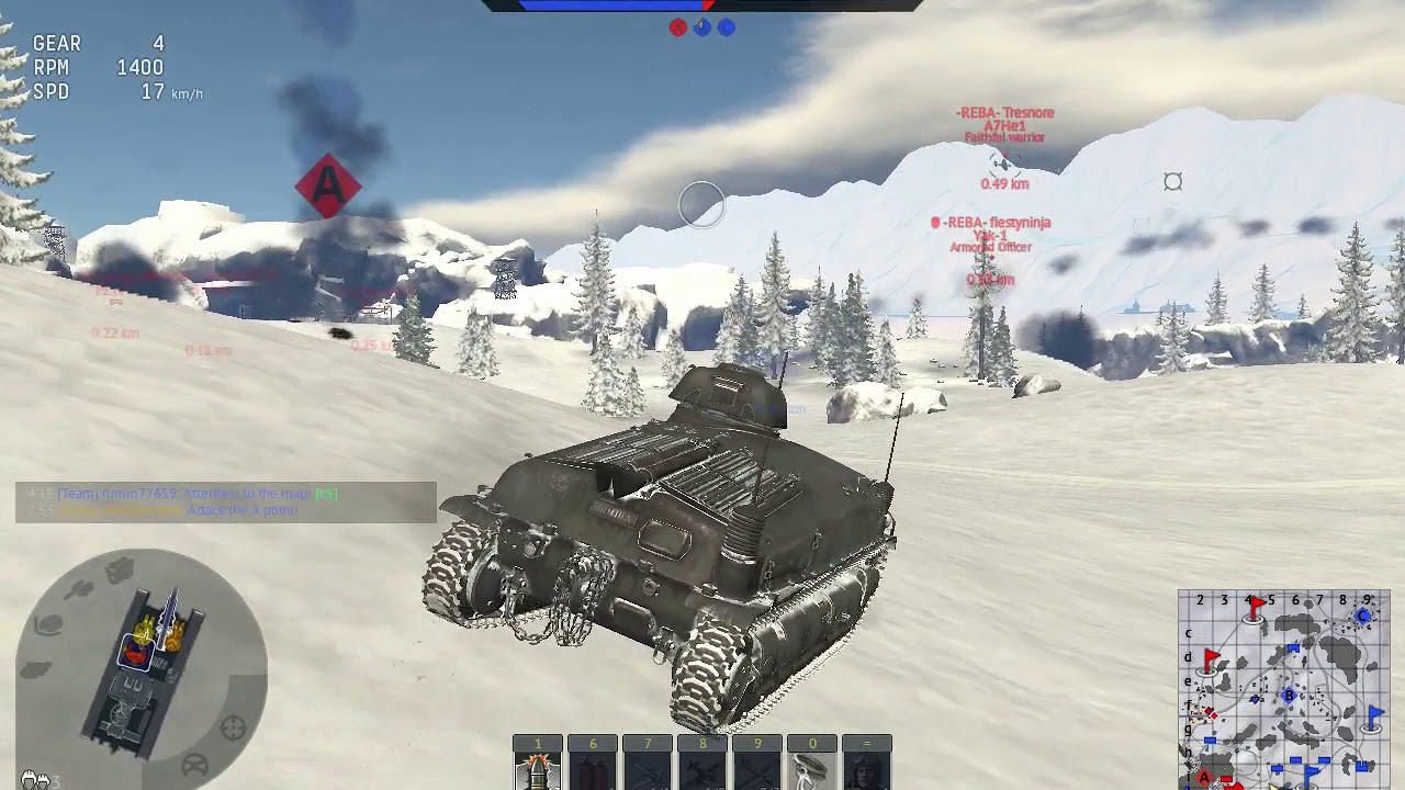 War Thunder - intense tank/ air combat - YouTube
