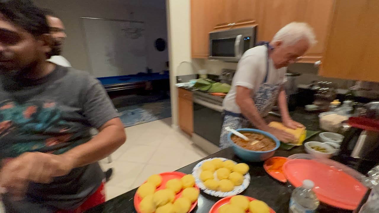 Epic Family Christmas in Florida: Hallacas Making with Uncle Gerardo ...