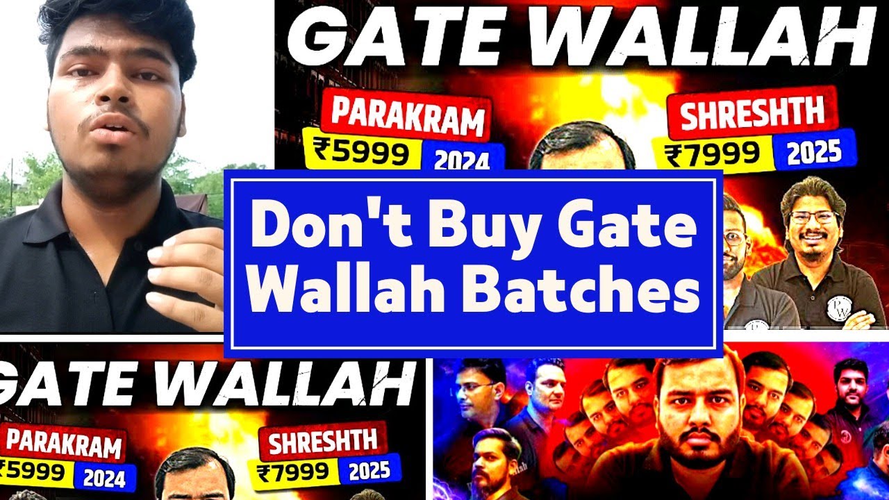 Gate Wallah Course Review 😡 Honest Review By Student 🤔 Watch This Before Buying | Gate Wallah ...
