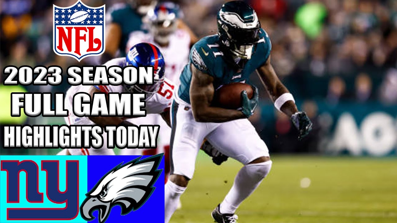 Eagles vs Giants [FULL HIGHLIGHTS TODAY] WEEK 16 12/25/2023 | NFL ...