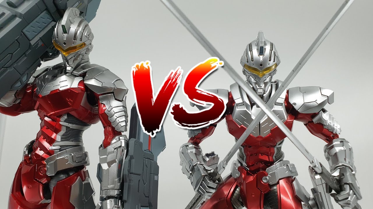 Ultraman 7.3 Model Kit vs Diecast Comparison! Dimension Studio X ...