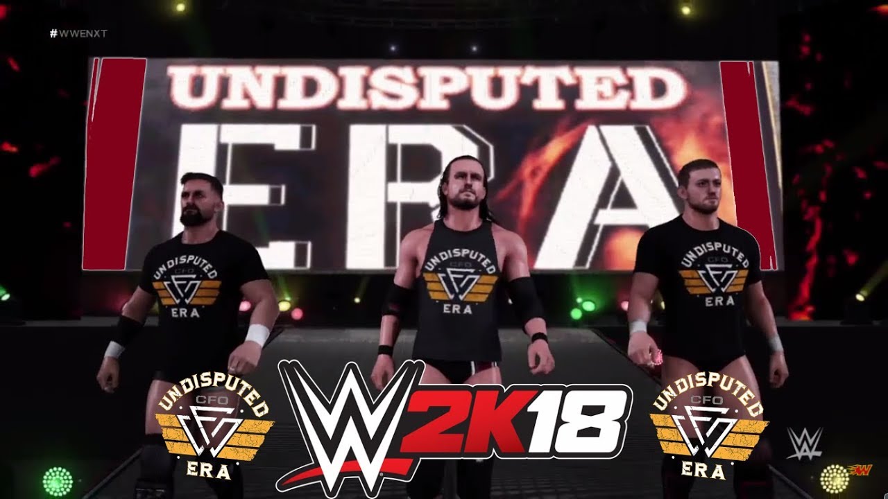 WWE2K18 PS4 Community Creation: Undisputed Era - Adam Cole, Bobby Fish ...