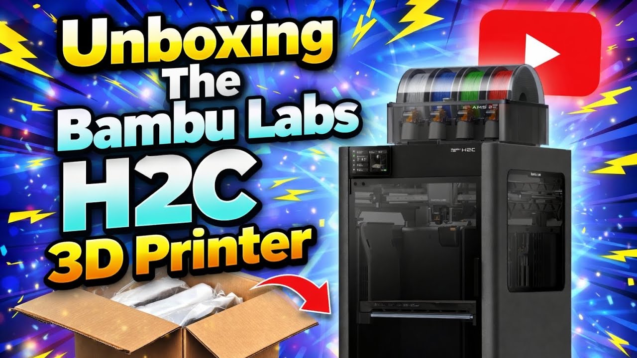 This 3D Printer Changed Everything!! Bambu Labs H2C Unboxing - YouTube