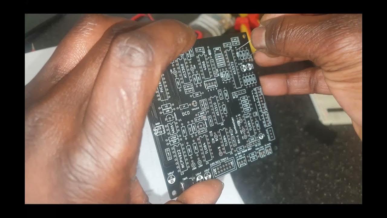 DIY analog synth project ( RH 1 Synth build 01) - YouTube