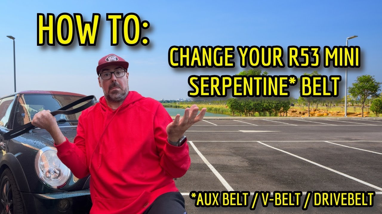 How To: Replace your Serpentine (Aux / V-Belt) Belt on your R53 Mini ...