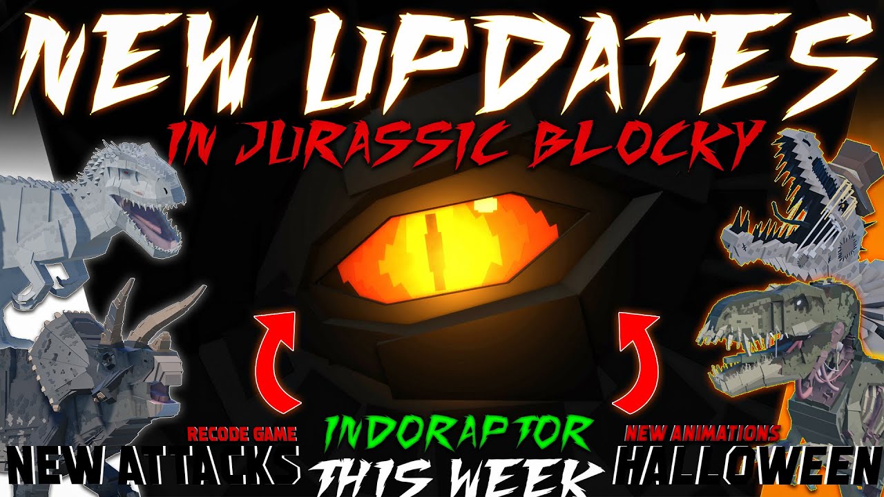 Jurassic Blocky! This week updates | All New Animations & Combat ...