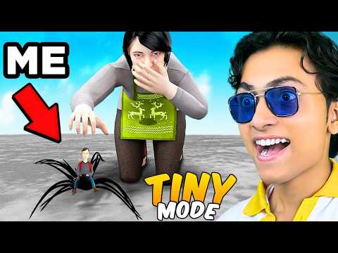 Using TINY MODE in SCHOOLBOY RUNAWAY Prank Mom😁