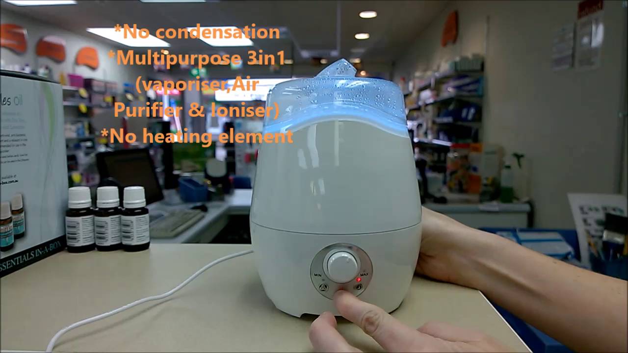 The new Ultrasonic Vaporiser in action - YouTube