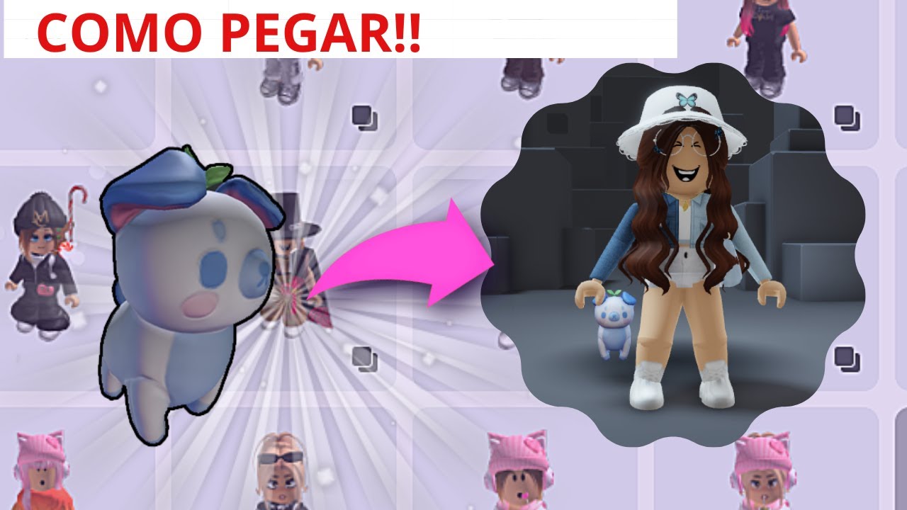 NOVO ITEN GRÁTRIS ROBLOX!! COMO PEGAR CACHORRINHO Blueberry DE GRAÇA NO ...