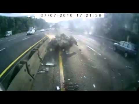 Horrific Car Accident Caught On Tape + Ghost - YouTube