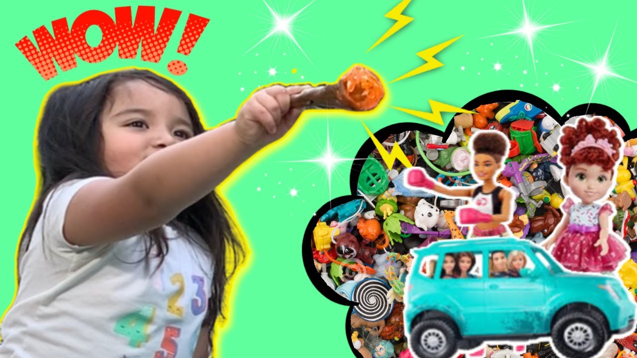 Baby Girl Playing With Magic Toys - Kids learning video - YouTube