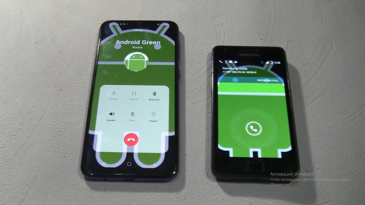 2 Android Robot Incoming call & Outgoing call at the Same Time on 2 ...