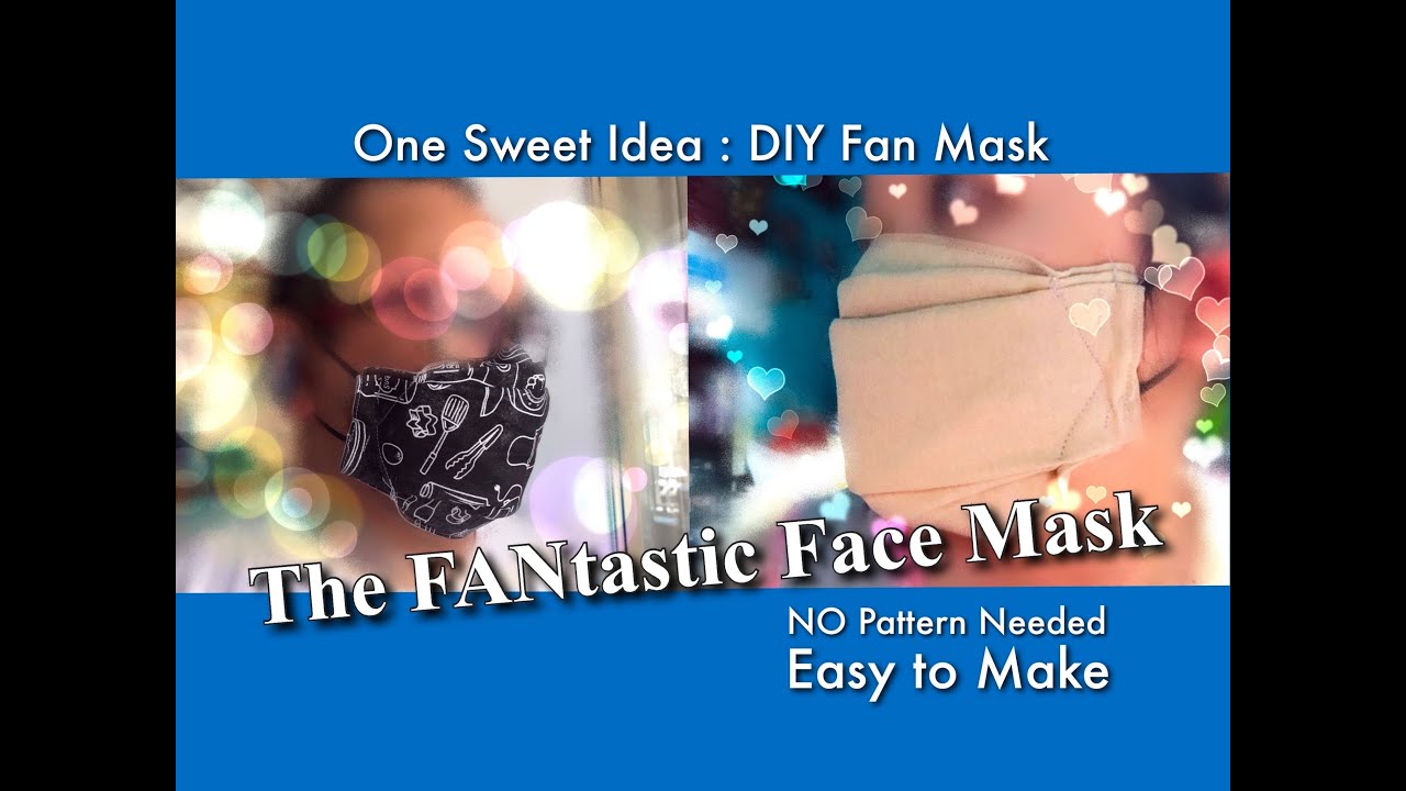 NEW Breathable Face Mask / Fan (3D) Style Mask - YouTube