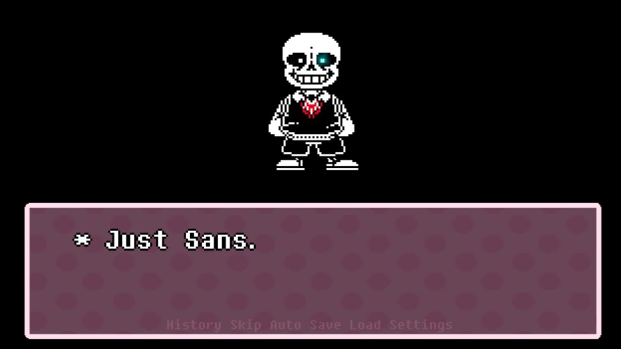 Undertale Fangame (Doki Doki Determination Club) Sans - Phase 1 Battle ...