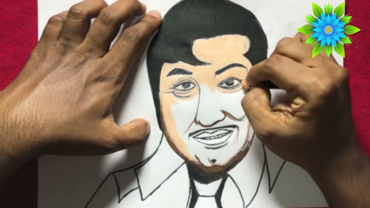 Actor MGR Drawing | How To Draw MGR | Maruthur Gopala Ramachandran ...