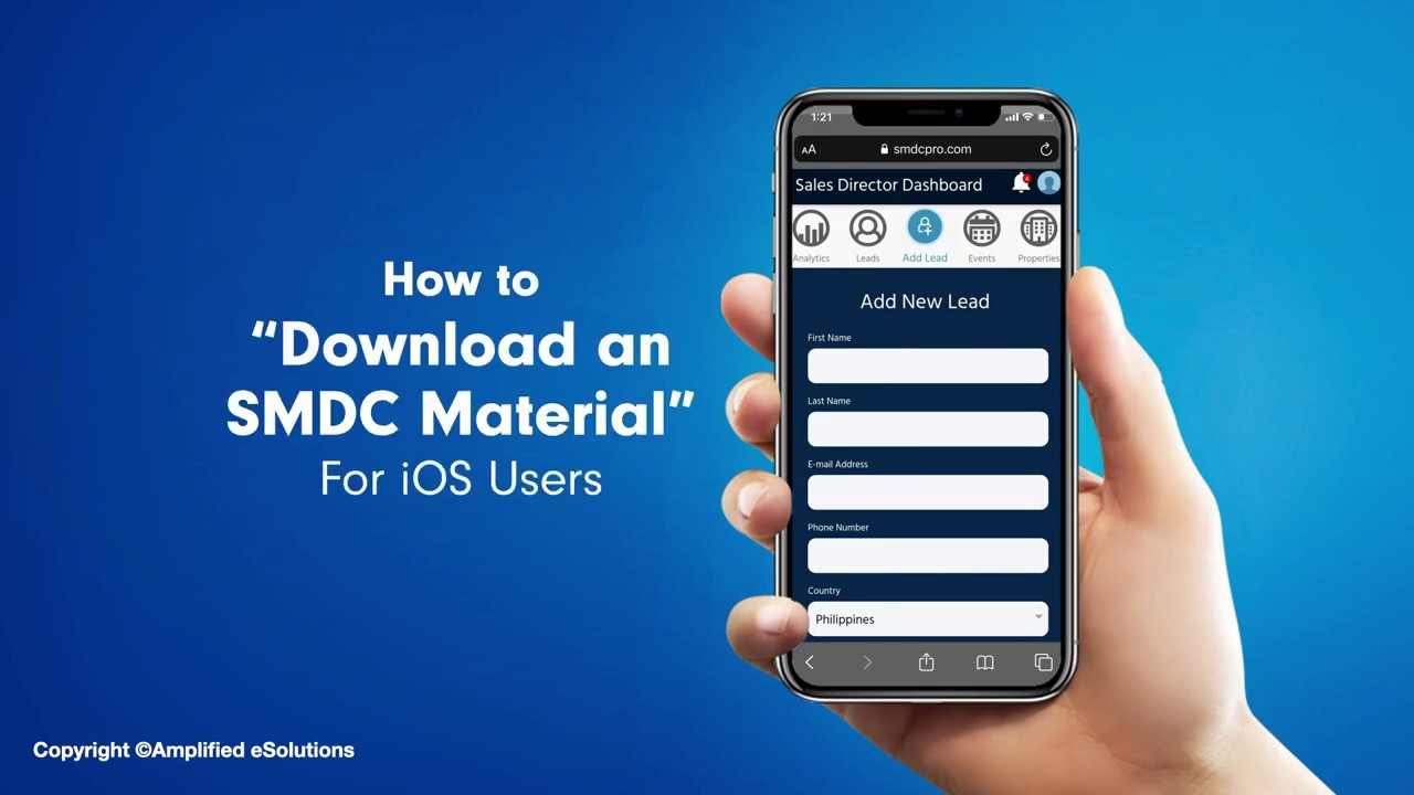 How To Download an SMDC Material For iOS on SMDC PRO - YouTube
