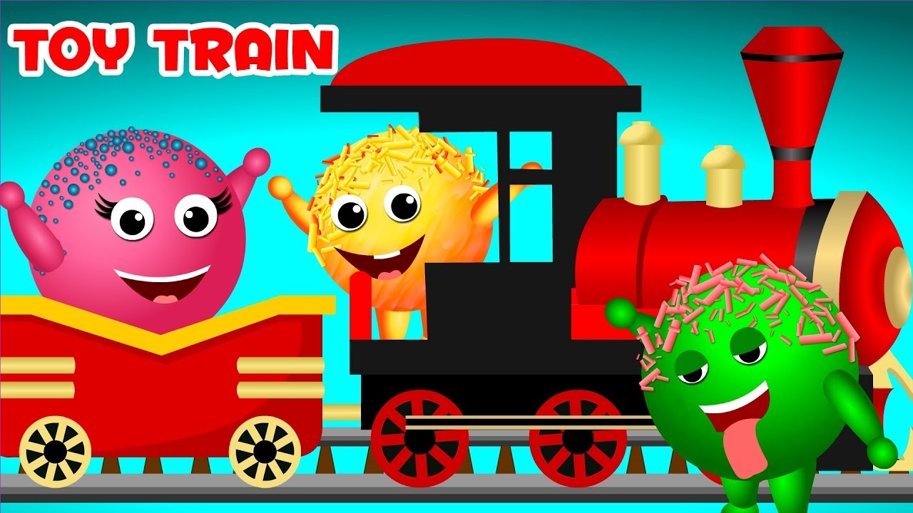 Mega Cake Pop Toy Train Ride - YouTube
