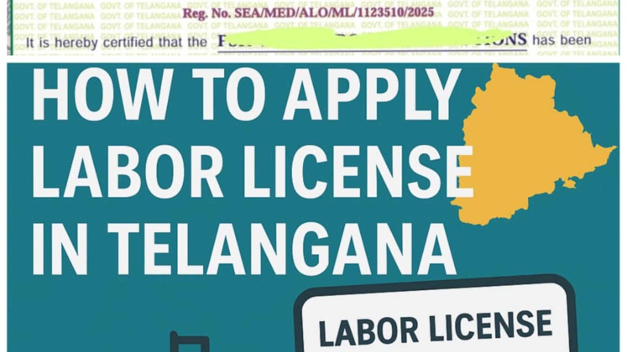 How to apply labour License in Telangana and labour license ...