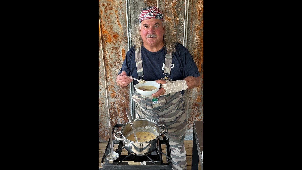 Oyster Stew! Bruce Mitchell's Louisiana Recipe. - YouTube