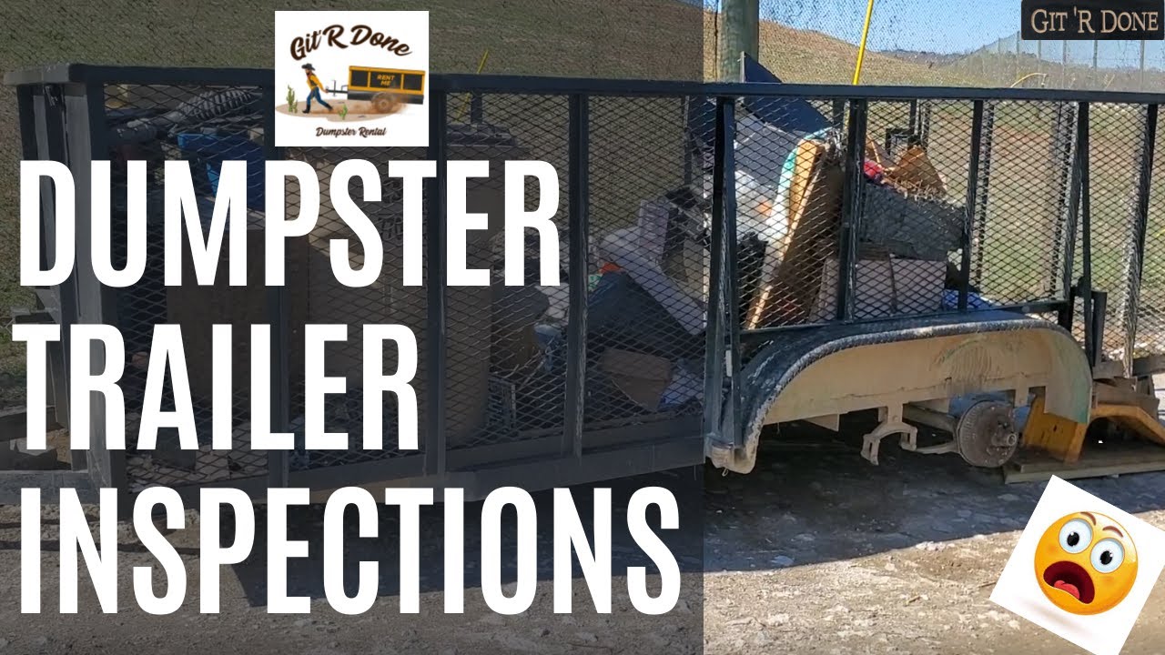 Dumpster Trailer Inspections - YouTube