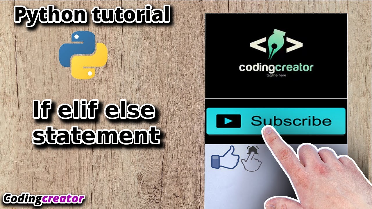 16 If Elif Else Statement Lecture 16 Codingcreator Python Tutorial For Beginners Youtube