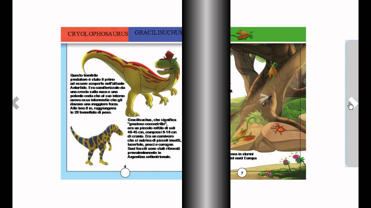 Dinosaurs Animated digital book - YouTube