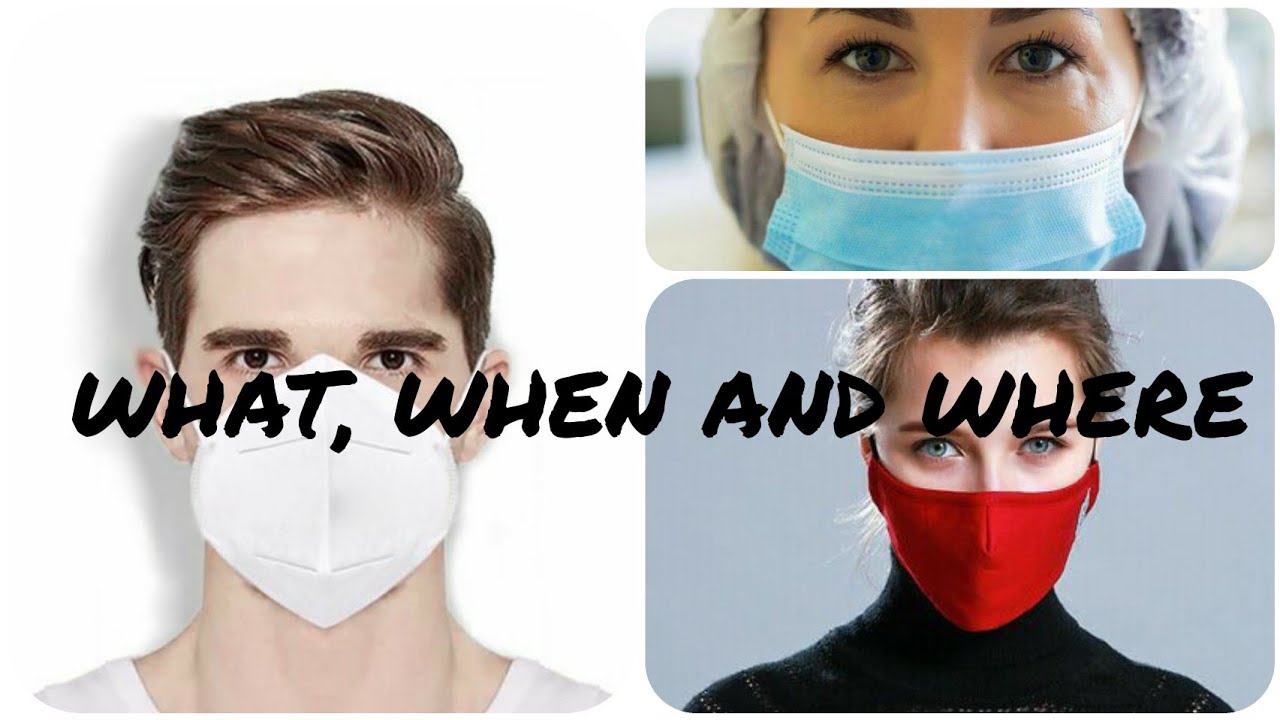 Types of Masks | Corona Virus | Cloth mask, N95 Respirator , surgical ...