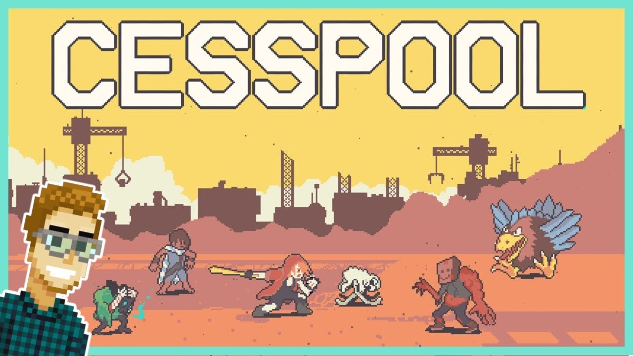 CESSPOOL Gameplay (PC) | Super stylish lofi JRPG flying under the radar ...