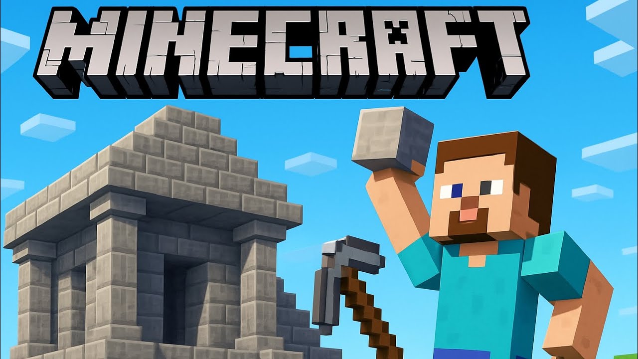Cum Sa Construiești UN TEMPLU Din STONE In MINECRAFT - YouTube
