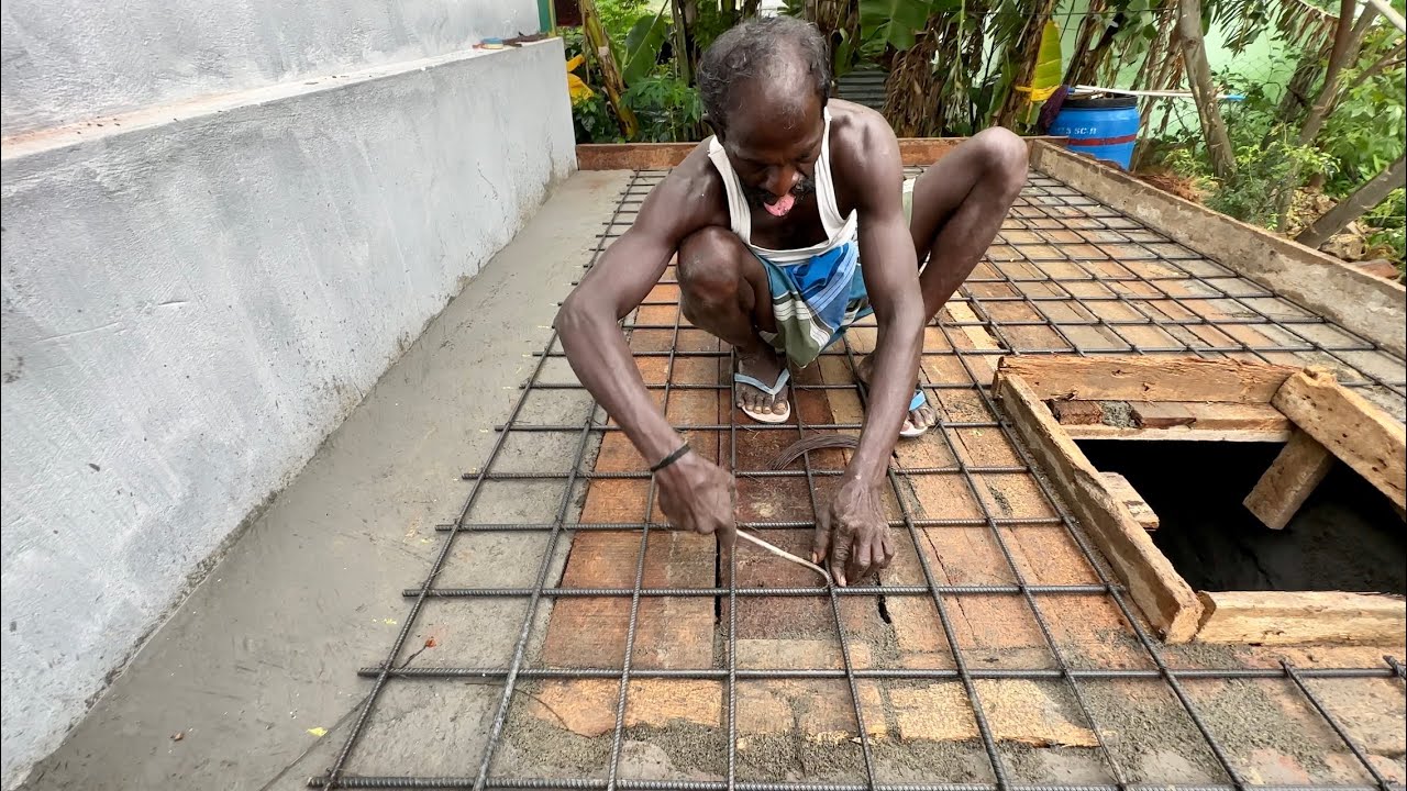 Septic Tank Construction Of Manual Centering With Reinforcement-Using ...