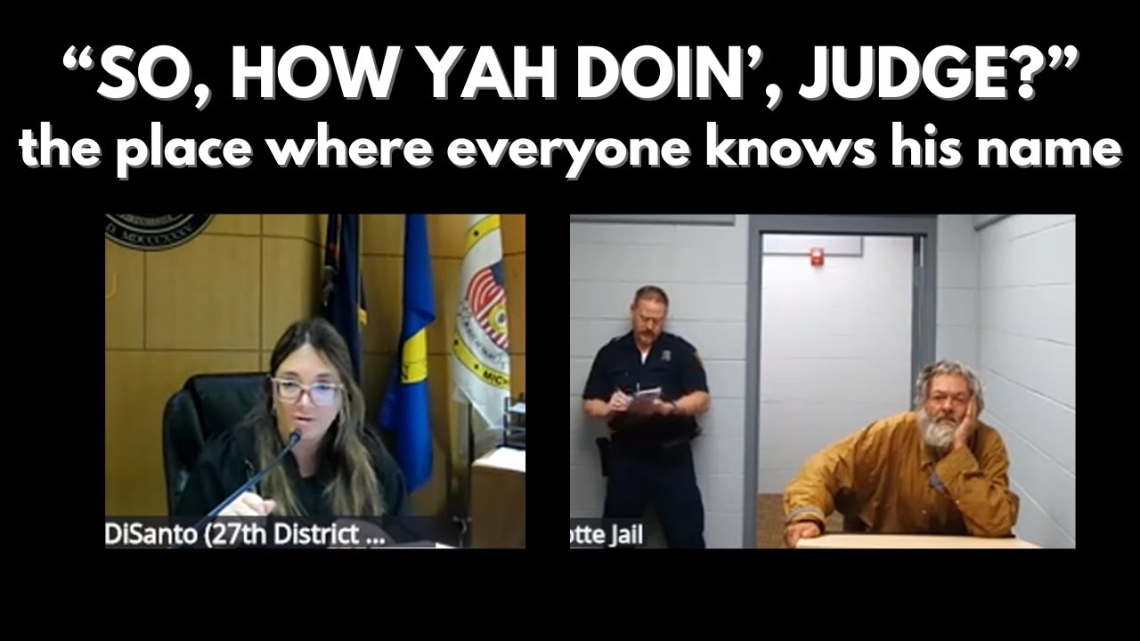 Old Timer Frequent Flyer Sees Judge DiSanto Again - YouTube