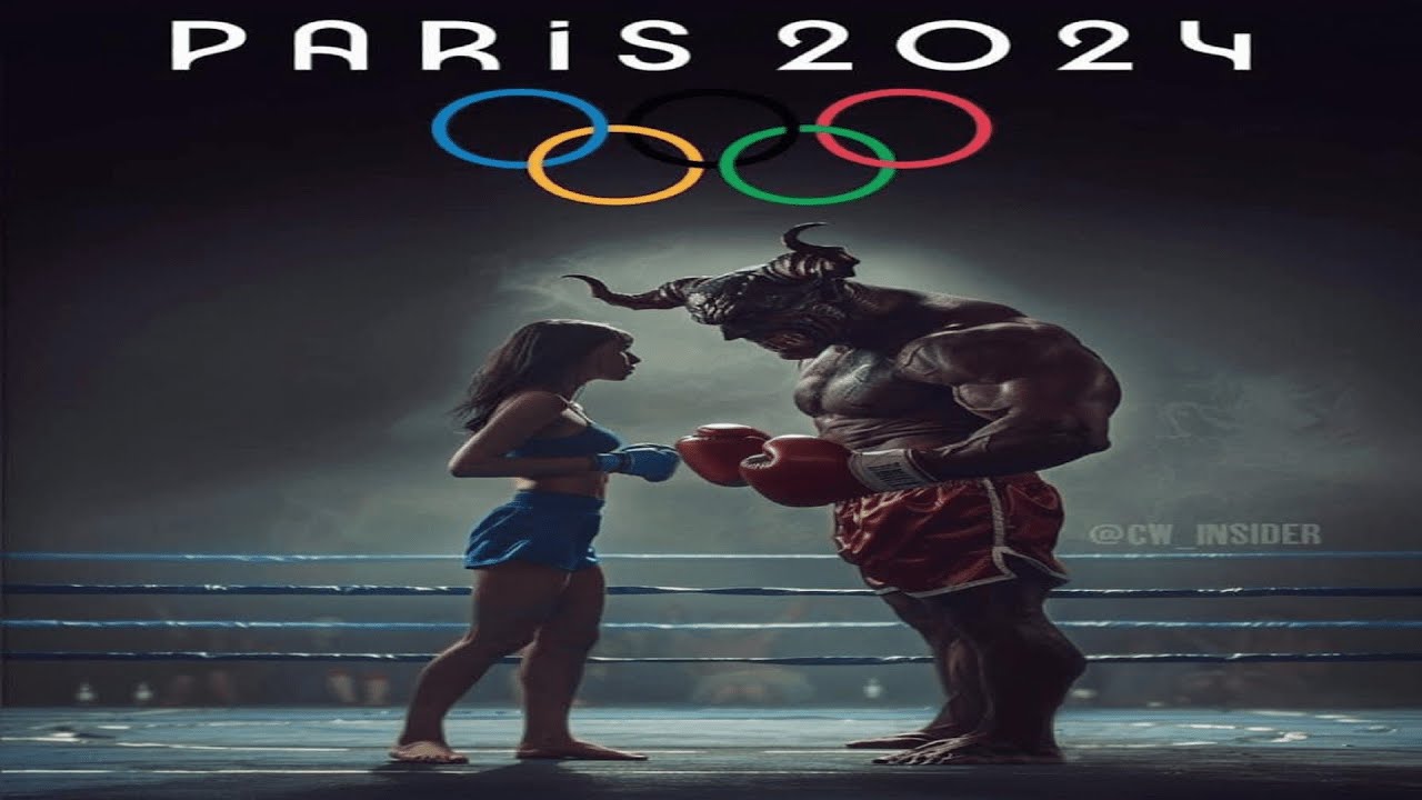 KHELIF VS ANGELA CARINI | PARIS OLYMPICS 2024 | MAN VS WOMEN BOXING ...