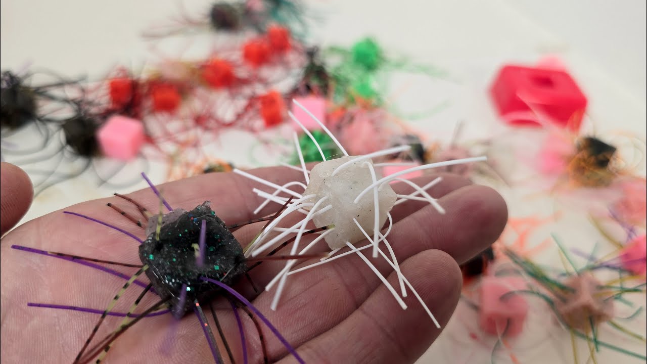 How to Make OSP Dice / Geecrack Cuebomb Style fishing Lures DIY # ...