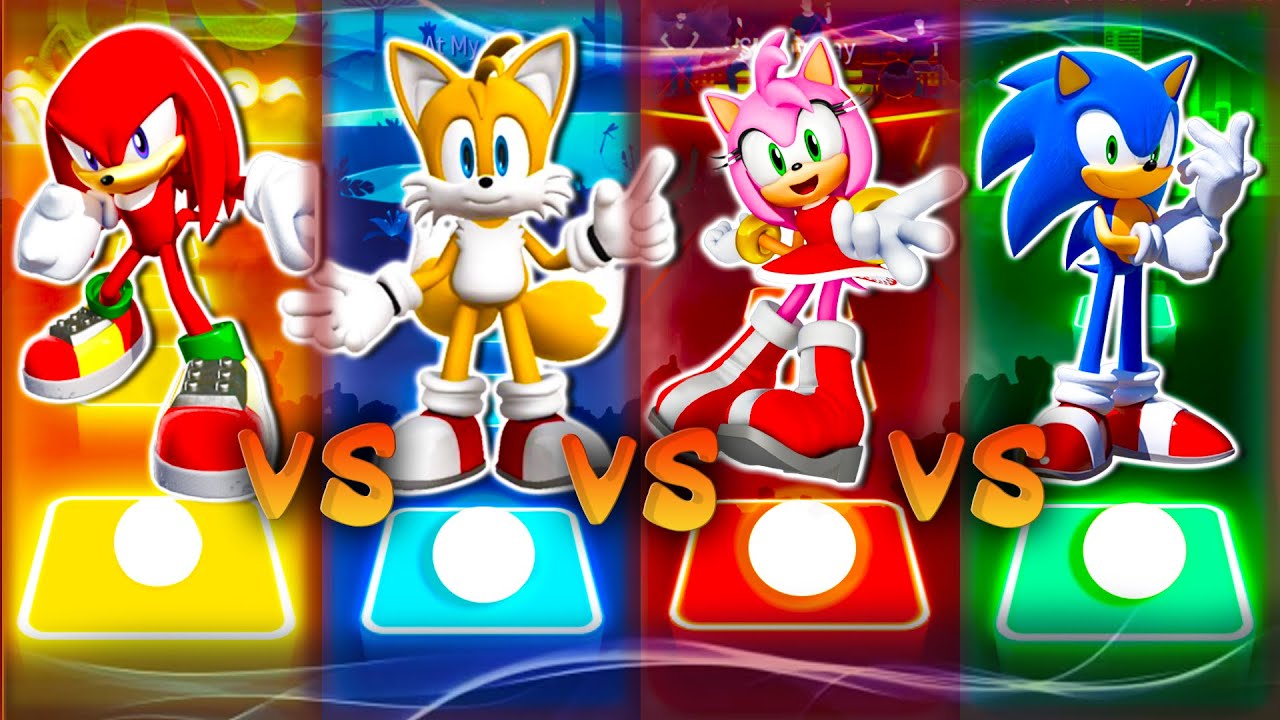 Sonic Team | Knuckles the Echidna - Tails - Amy Rose - Sonic ||| Tiles ...