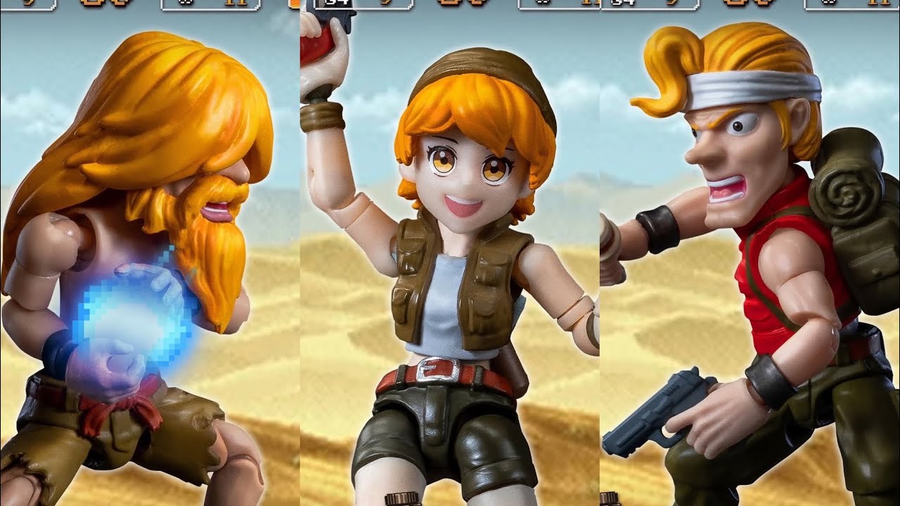 New Metal Slug Model Kit action figures reveals by Yolopark - YouTube