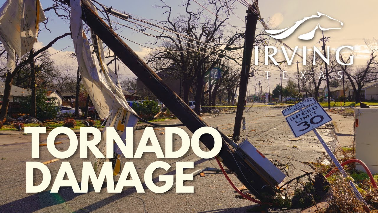 Irving Tornado Damage and Response - March 4, 2025 - YouTube