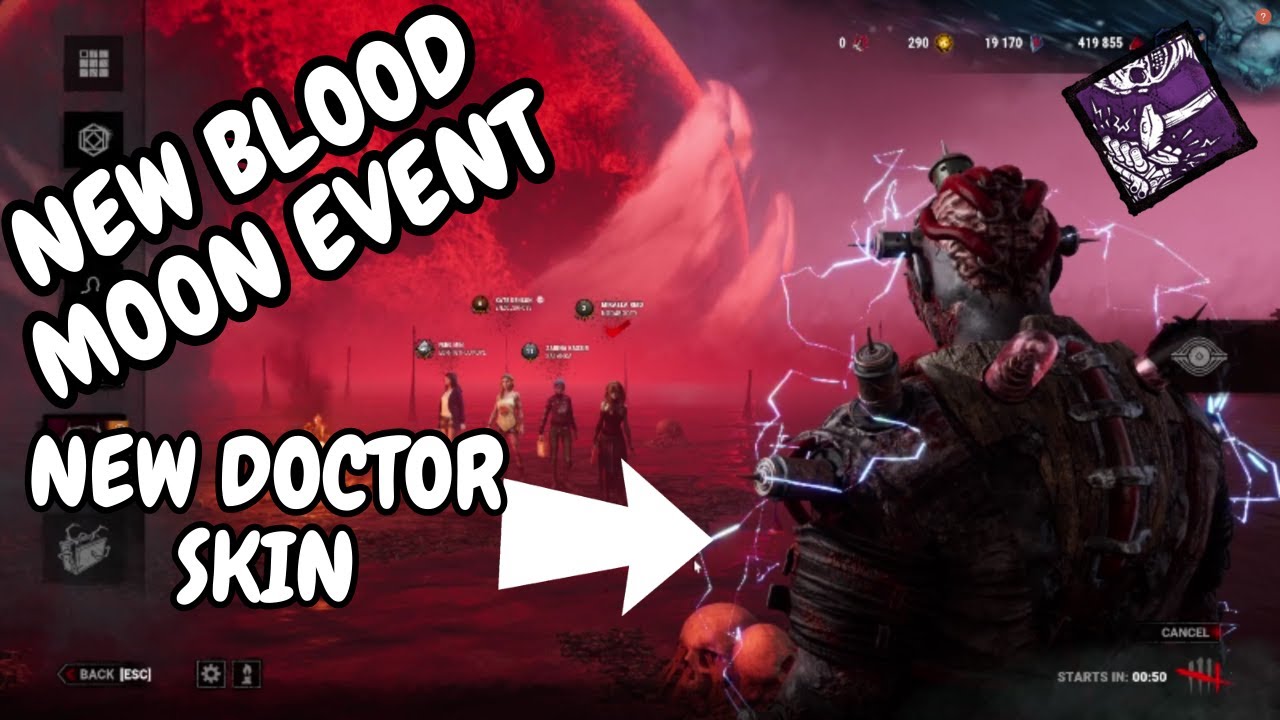 NEW BLOOD MOON EVENT+NEW DOCTOR SKIN IN DBD!!! - YouTube