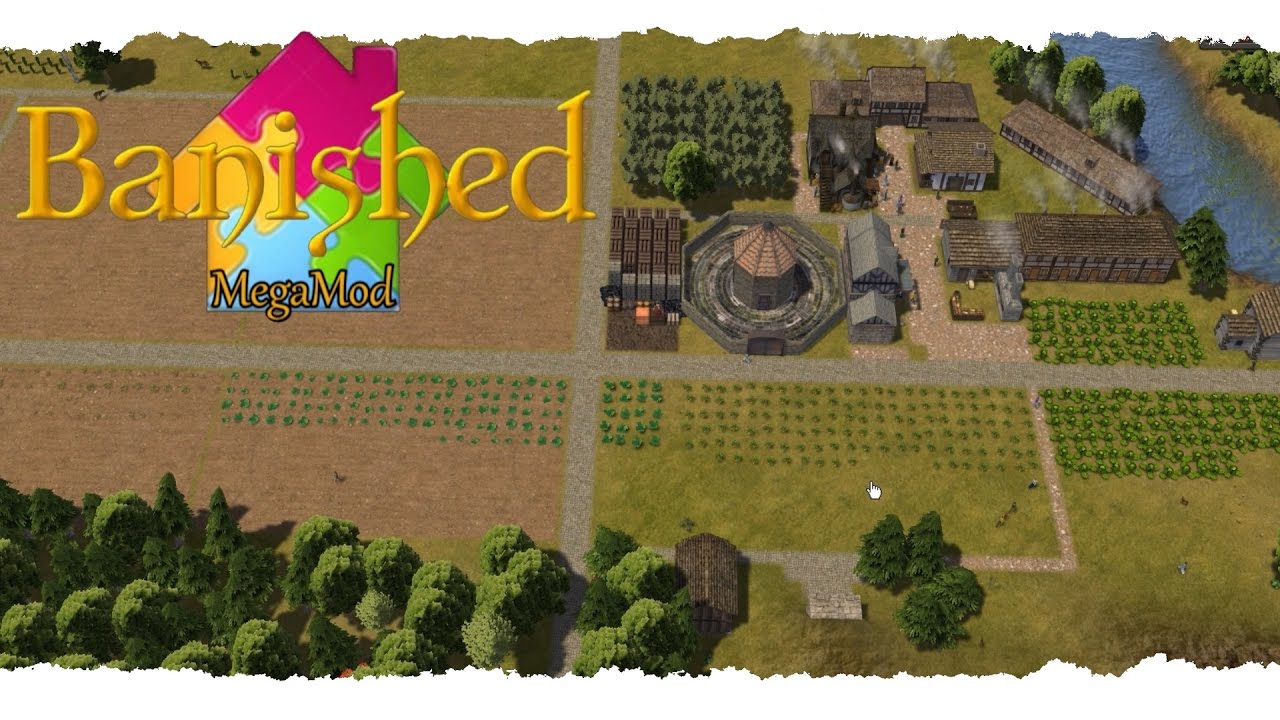BANISHED: MEGA MOD » Schöner Wohnen « Gameplay Deutsch/German - YouTube