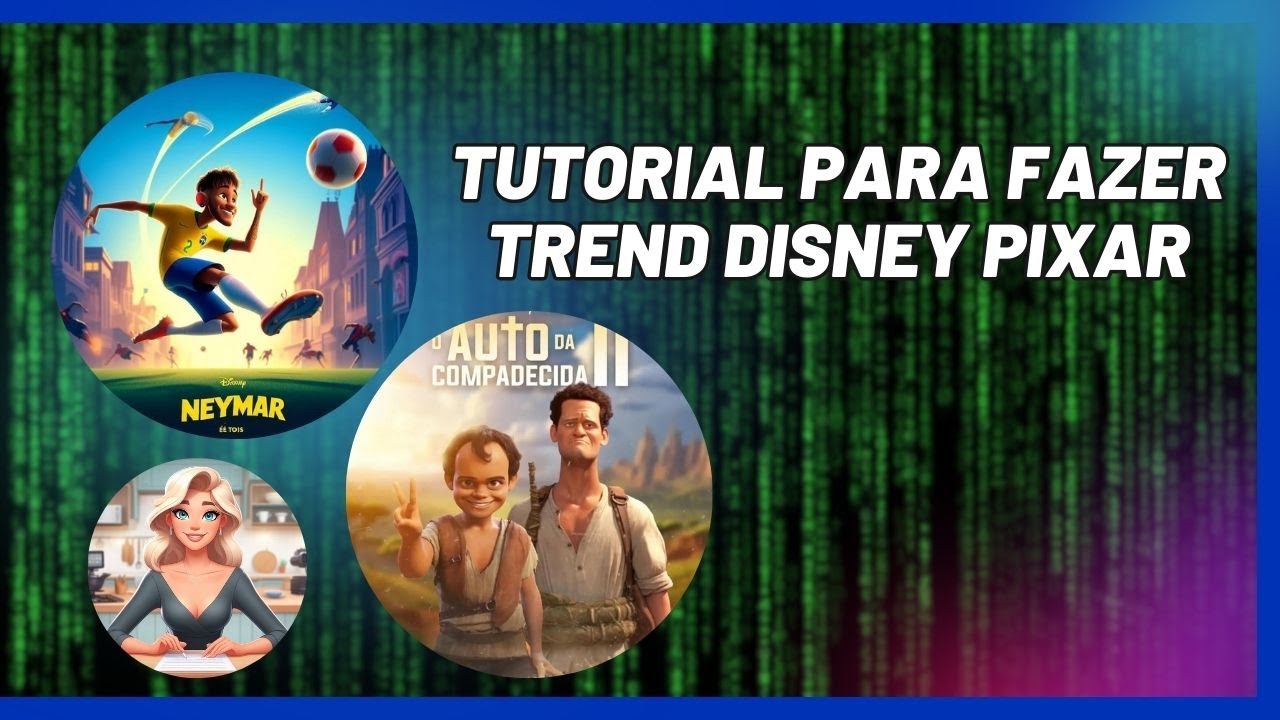 Saiba como CRIAR AVATAR da DISNEY PIXAR com INTELIGÊNCIA ARTIFICIAL (IA ...