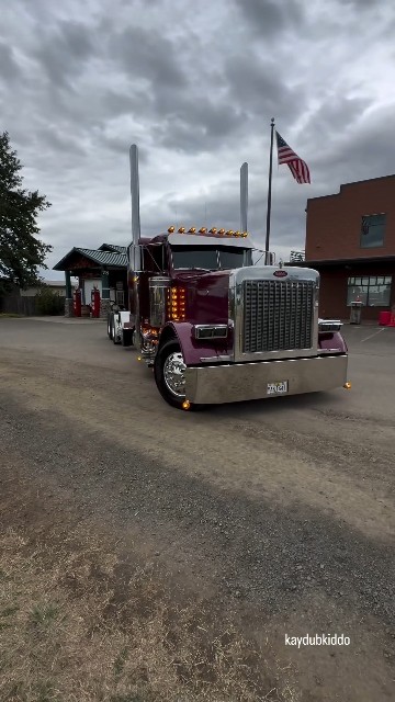The charm of the peterbilt aesthetics AND Power in the transport ...