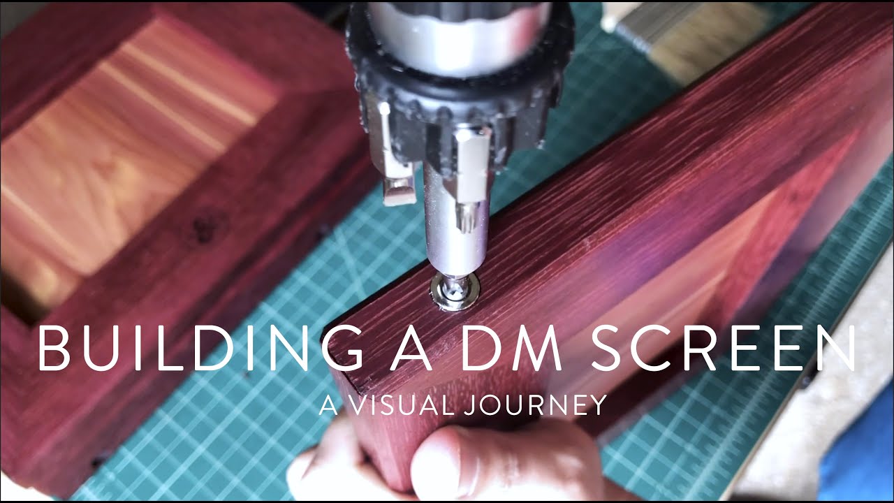 Building a Dungeons & Dragons DM Screen | A Visual Journey - YouTube