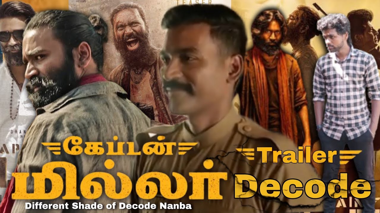 Captain Miller Trailer / Decode/ Hidden Details/ Firist Impression/ Captain Miller 💯 💥 - YouTube