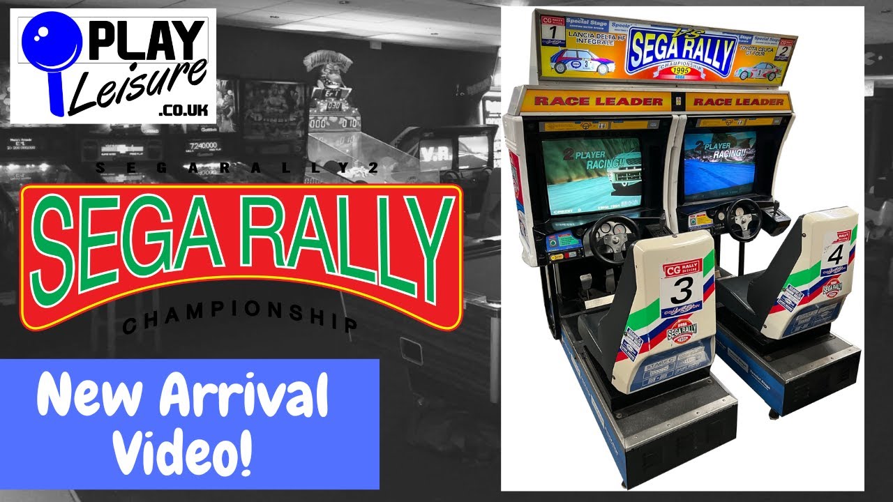 It's the original, the classic... It's the Sega Rally Arcade Machine ...